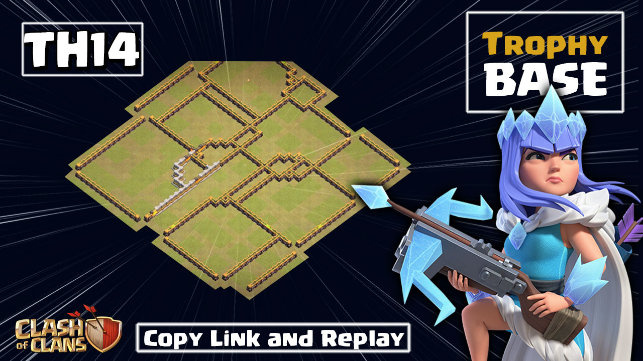 Base Th14 Leo Rank Huyền Thoại Rank 5k3 - Th15 đánh không nát - Clash of clans